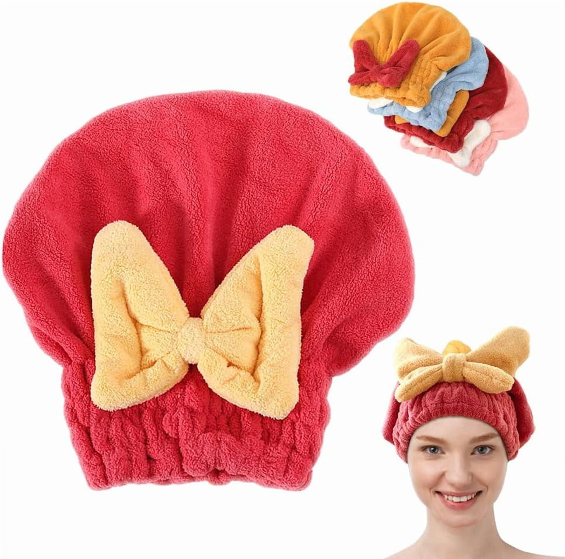 Super Absorbent Hair Towel Wrap for Wet Hair, 2026 New Microfiber Hair ...