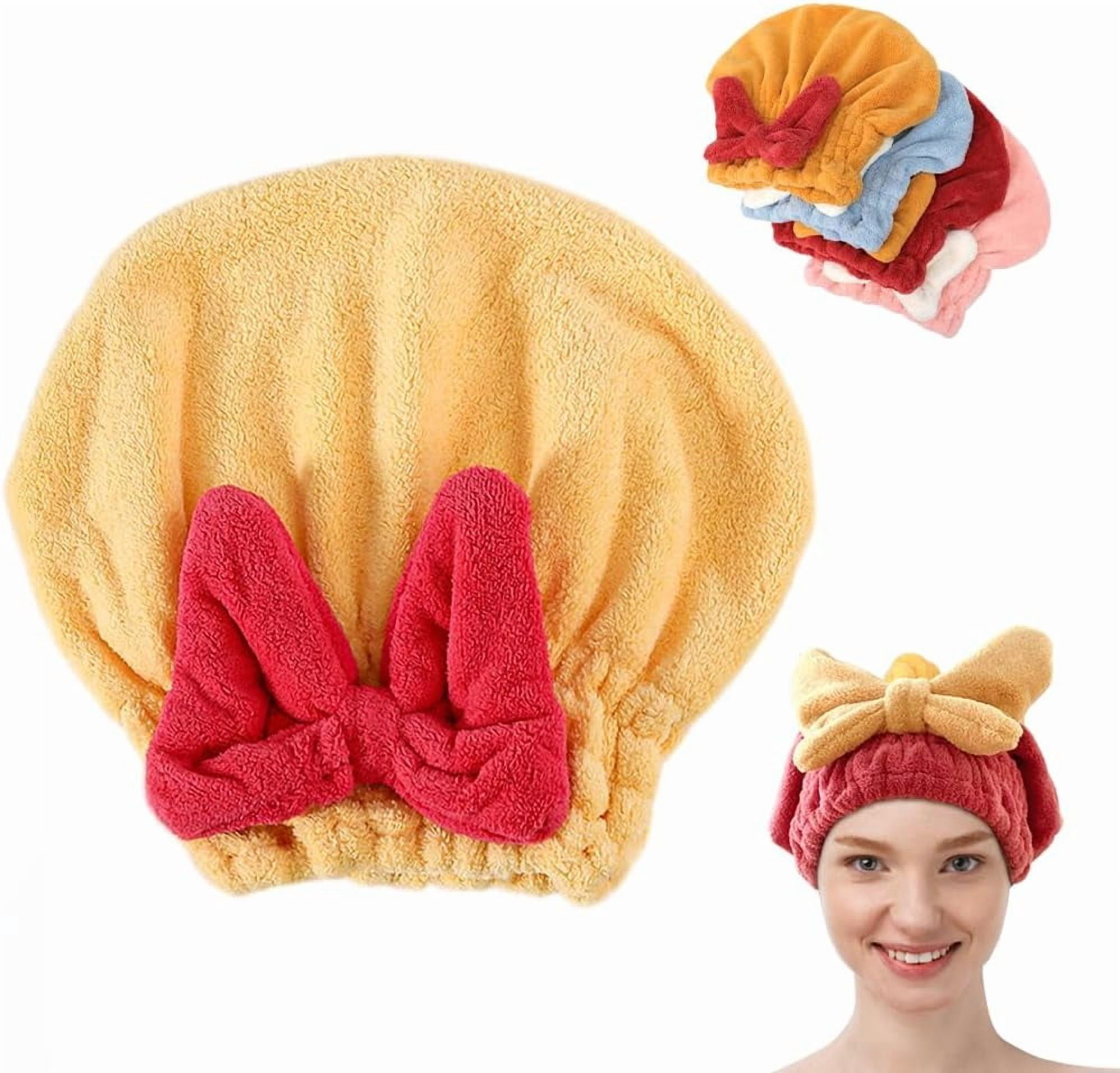 Super Absorbent Hair Towel Wrap for Wet Hair, 2026 New Microfiber Hair ...