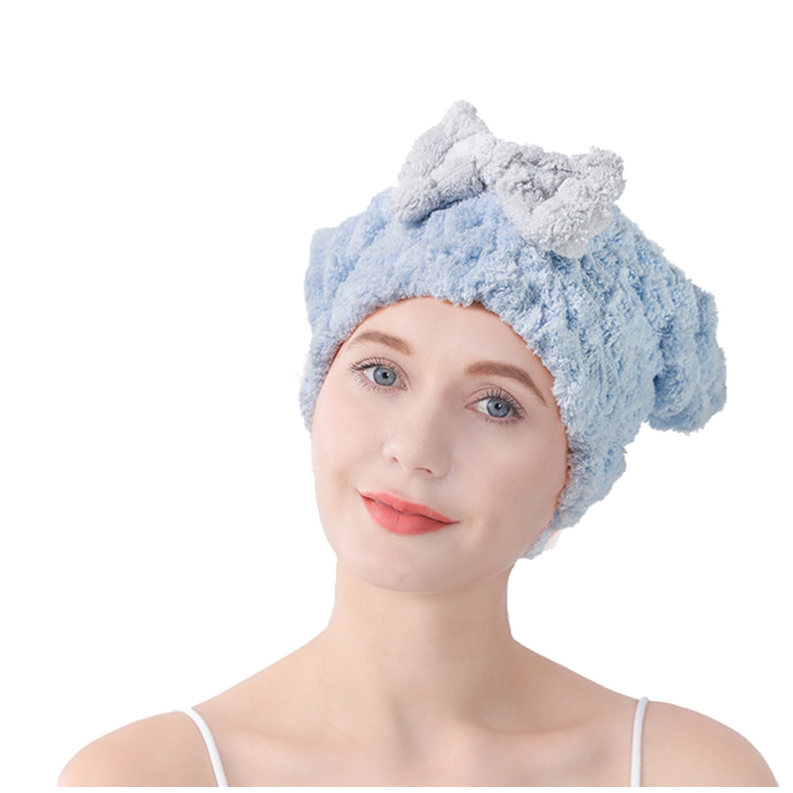 Super Absorbent Hair Towel Wrap for Wet Hair,Microfiber Hair Drying ...