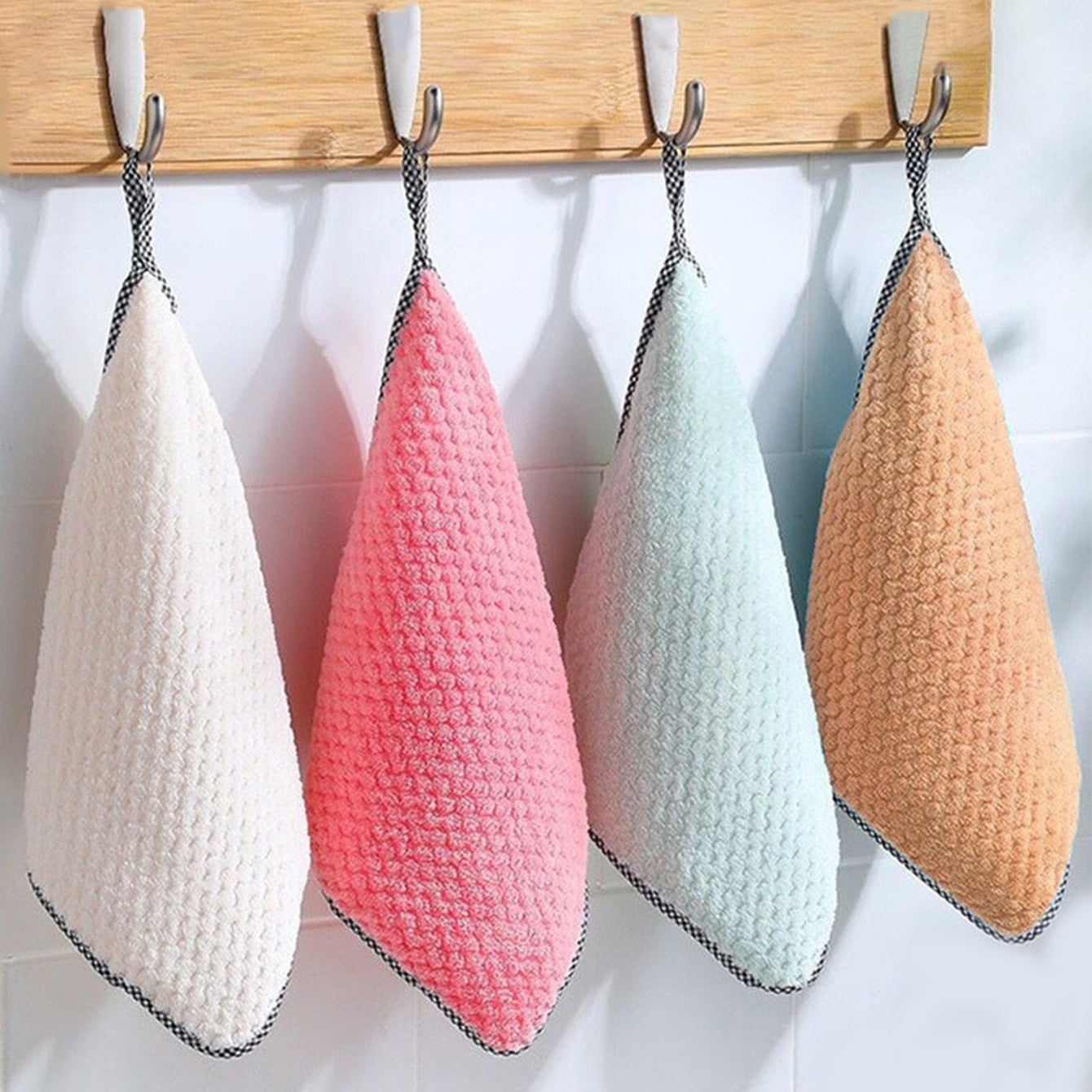 Super Absorbent Microfiber Kitchen Cloth High-Efficiency Tableware ...