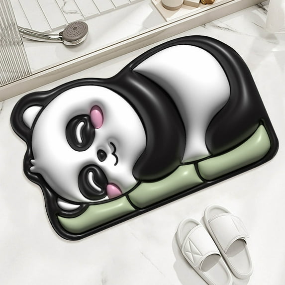 Super Absorbent Technical Velvet Bath Mat with Fast Water Permeation ...