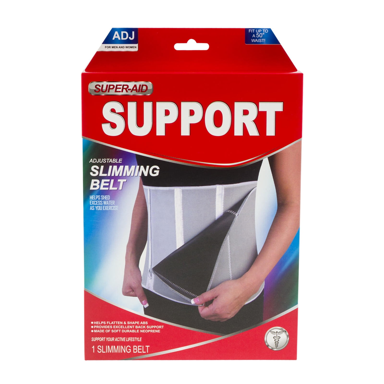 Super Aid Adjustable Slimming Support Belt - Walmart.com