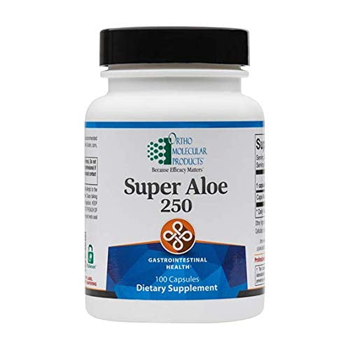Ortho Molecular Products Super Aloe 250 Medication, 100ct Capsules ...