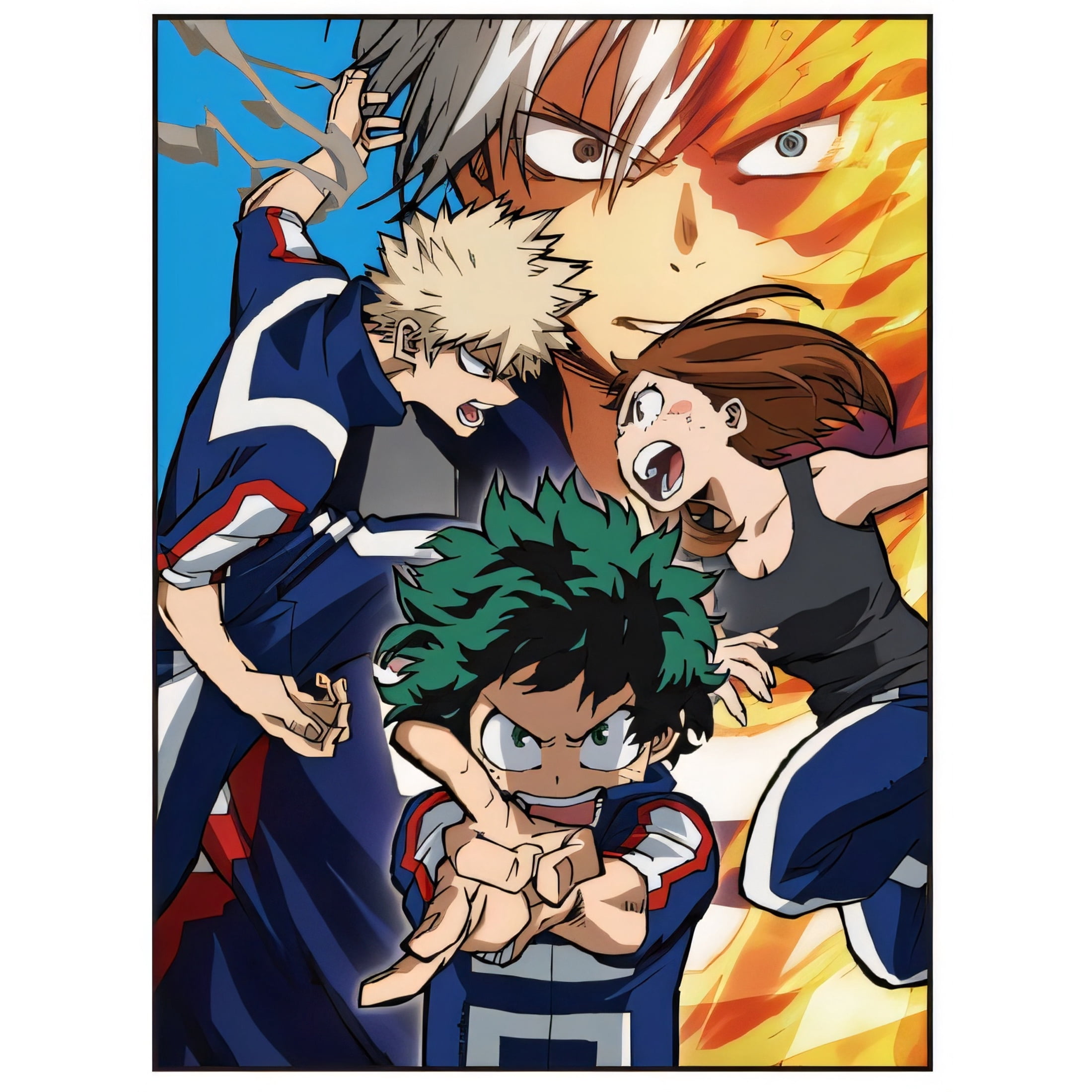 Super Anime Store My Hero Academia Wallscroll - Walmart.com