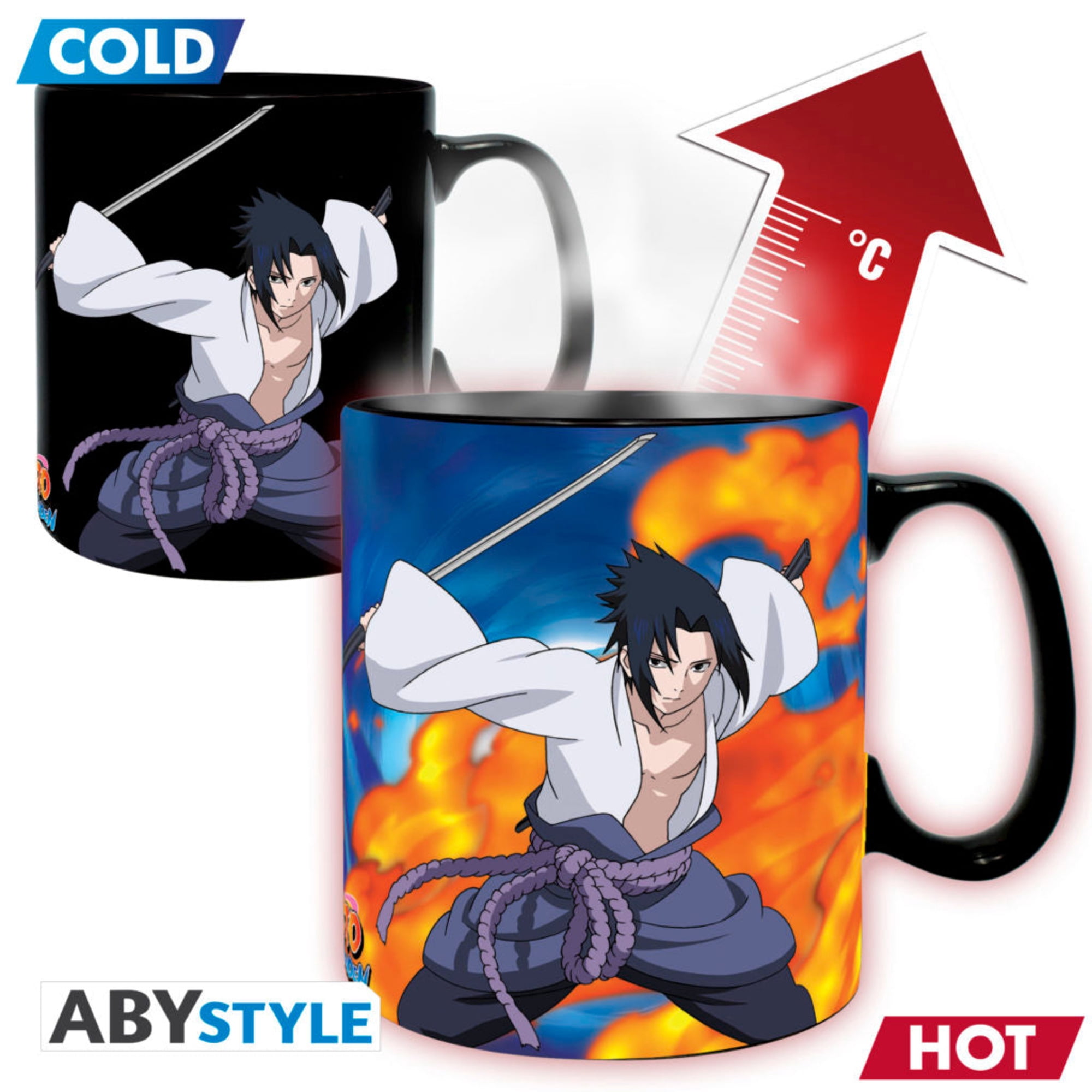 Super Anime Store Naruto Shippuden - Naruto and Sasuke Magic Mug and ...