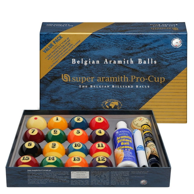 Super Aramith Pro-Cup Value Pack (Super Aramith Pro Billiard Pool Ball ...