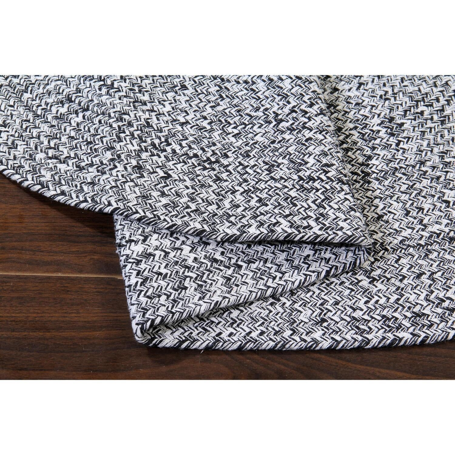 Super Area Rugs Country Farmhouse Braided Cotton Handmade Area Rug ...