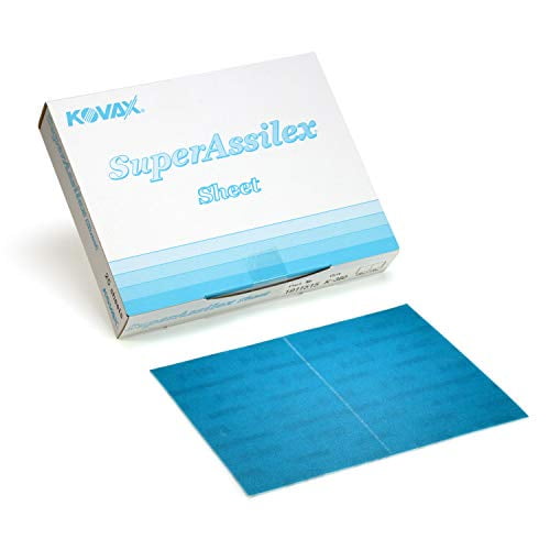Super Assilex Flexible Sanding Sheets, Ocean K-360, Hook & Loop, 191 ...
