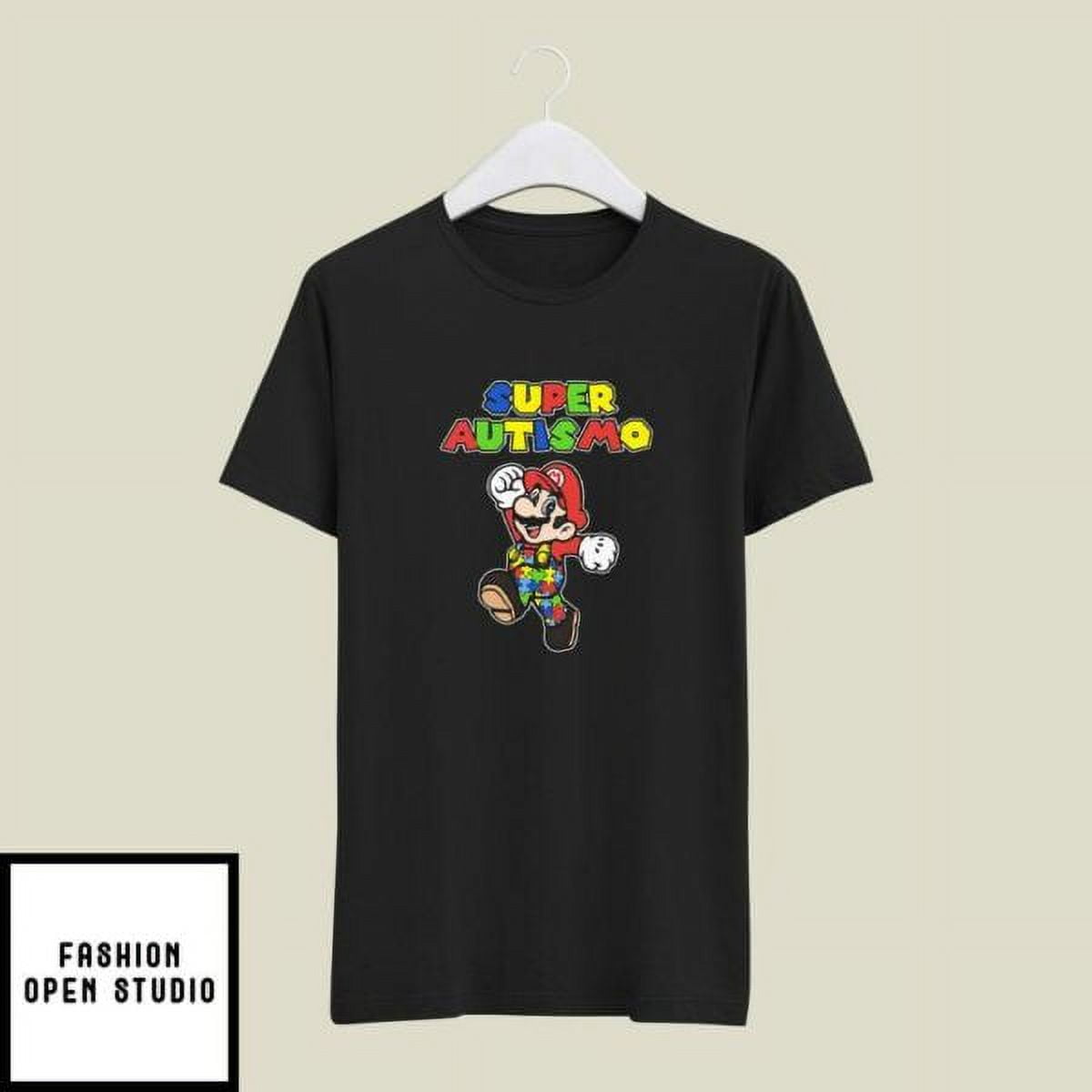 Super Autismo T-Shirt Super Mario For Autism Awareness - Walmart.com