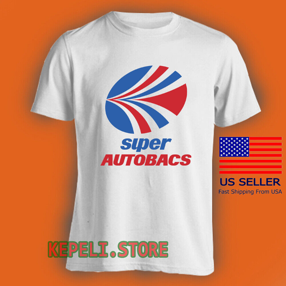 Super Autobacs Men's White T-shirt Size S to 5XL - Walmart.com