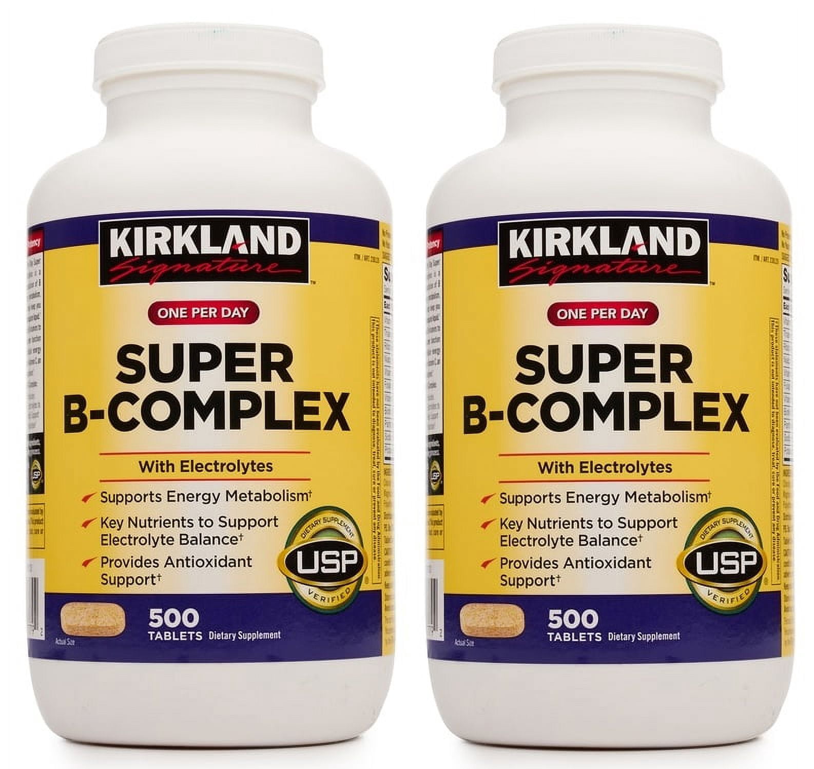 Super B Complex 500 Tablets PACK OF 2 1000 TABLETS TOTAL Includes 8 B Super B Complex 500 Tablets PACK OF 2 1000 TABLETS TOTAL Includes 8 B
