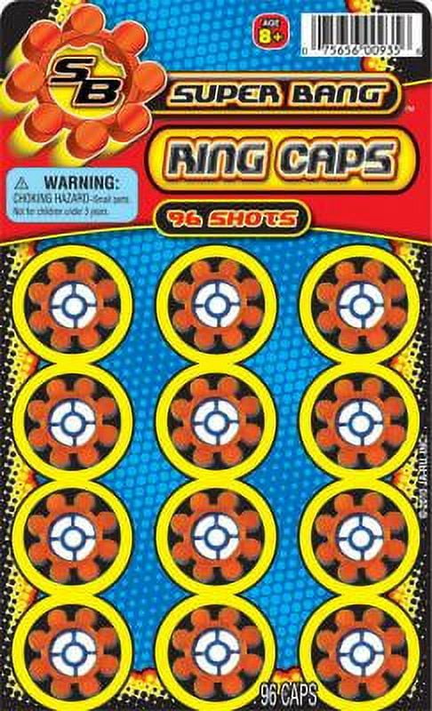 Super Bang 8 Shot Ring Caps - 96 Caps - Walmart.com