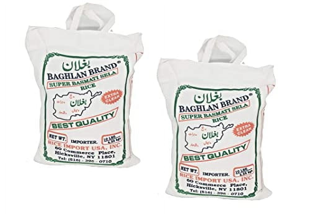 Super Basmati Sela Rice Extra Clean 2 Bags 10 Lbs Each - Walmart.com