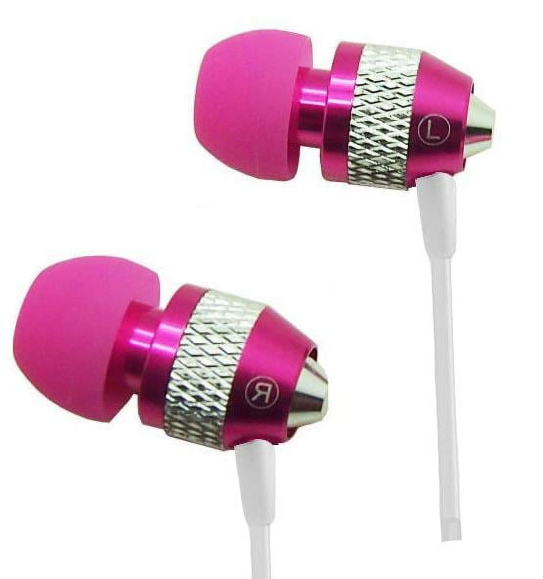 Super Bass Noise-Isolation Metal 3.5mm Stereo Earbuds/ Headset ...