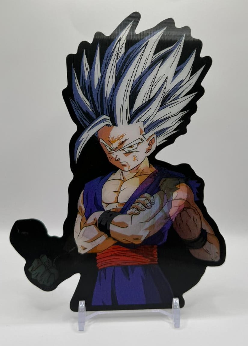 Super Beast Gohan 3D Lenticular Motion Car Sticker Decal Peeker ...