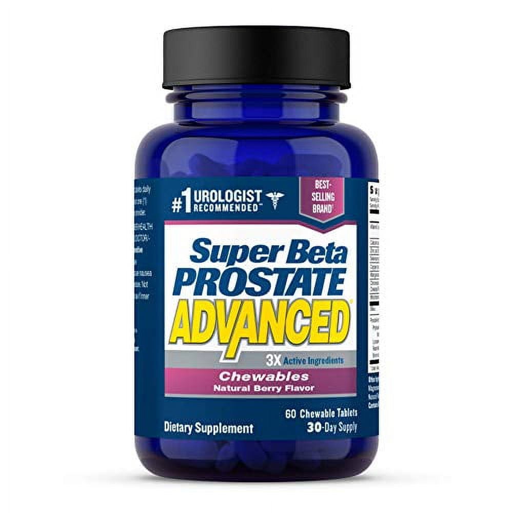 Super Beta Prostate Advanced Chewables - Delicious, Urologist ...