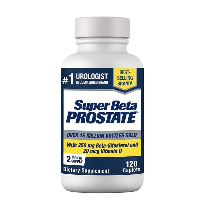 Super Beta Prostate Advanced Supplement, 250 mg Beta-Sitosterol, 120 ...
