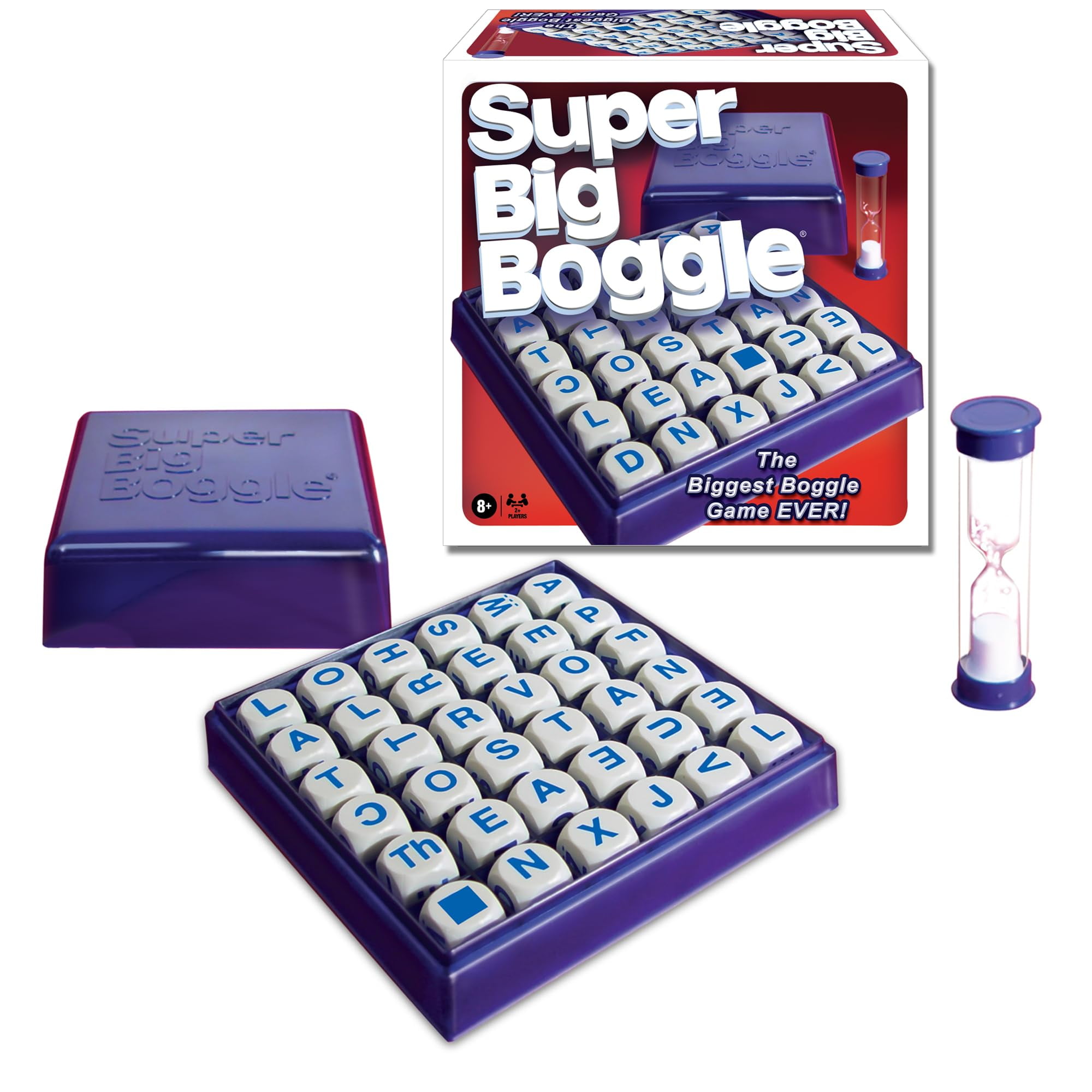 Super Big Boggle with 6x6 Grid and 36 Letter Cubes by Winning Moves ...