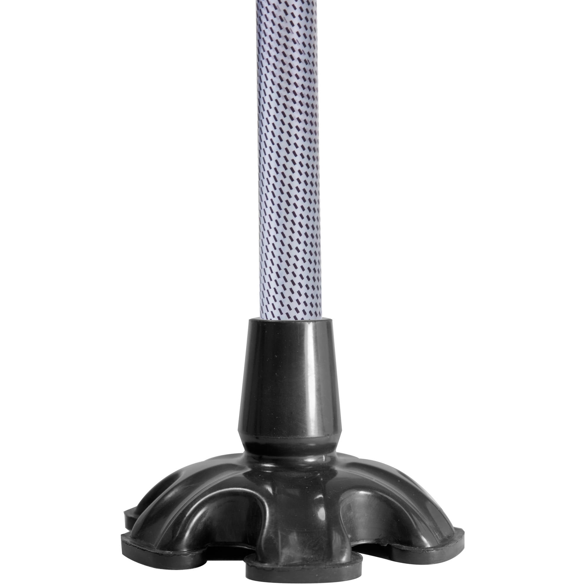 Super Big Foot Walking Cane Tip in Black, Wide Base, Fits on Aluminum ...