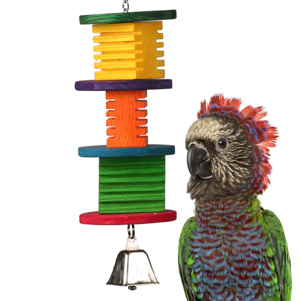Super Bird Creations SB1122 Disco Fever Bird Toy - for African Greys ...