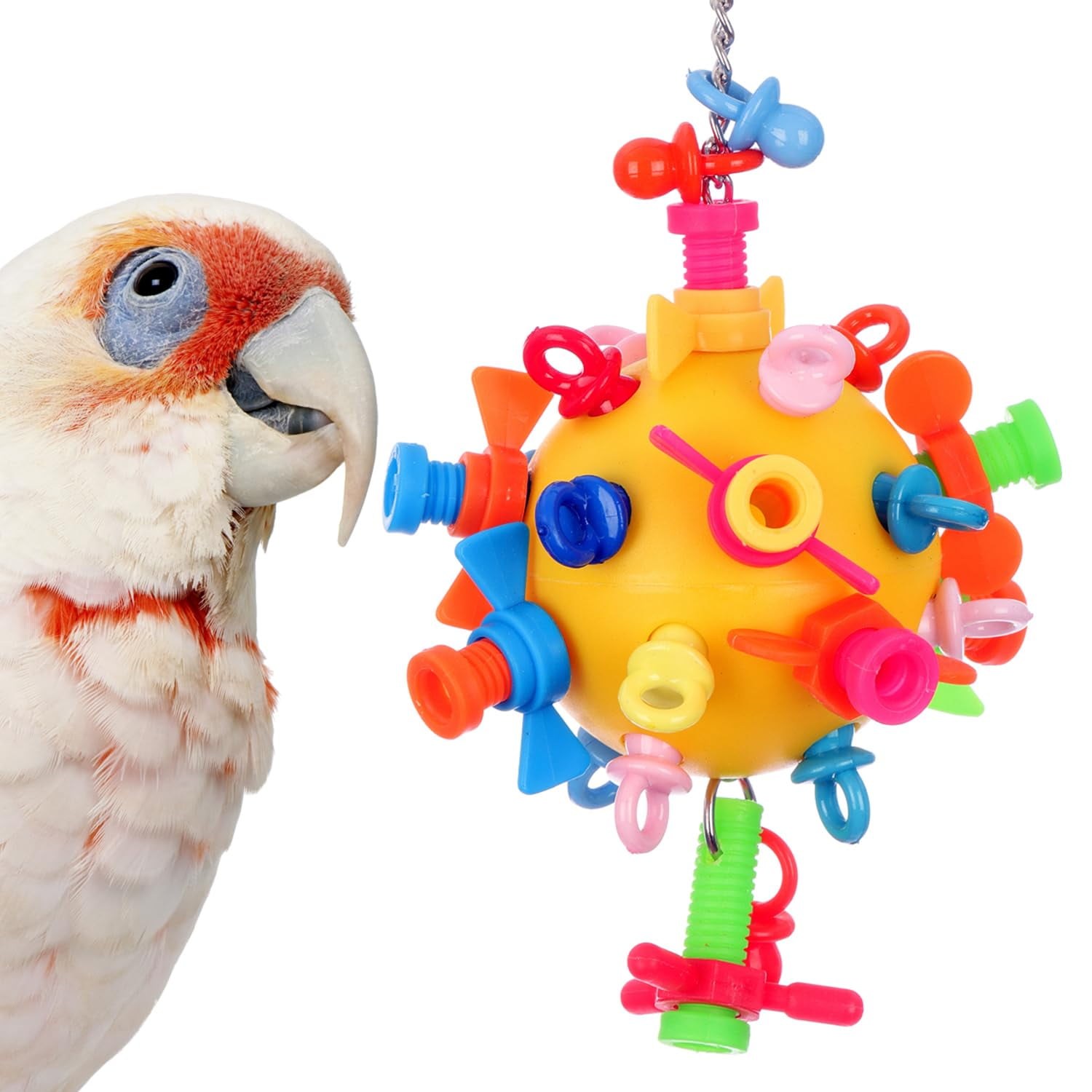 Super Bird Creations SB1215 Screwball Bird Toy - Interactive Mechanical ...