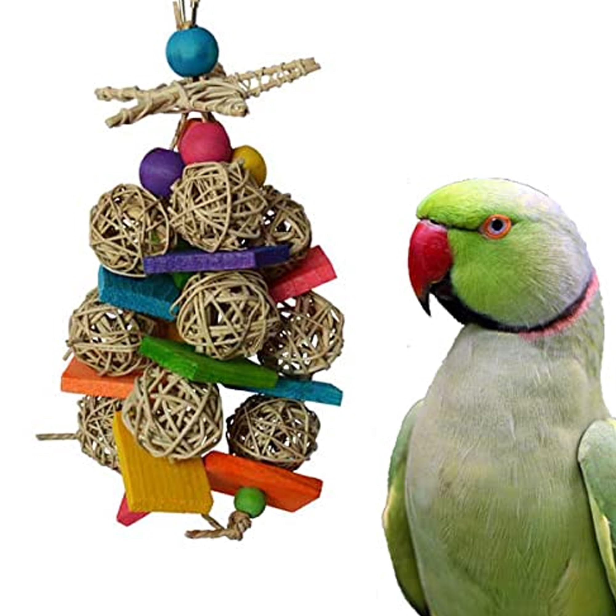 Super Bird Creations SB480 Starburst Bird Toy - Colorful Bird Toy for ...