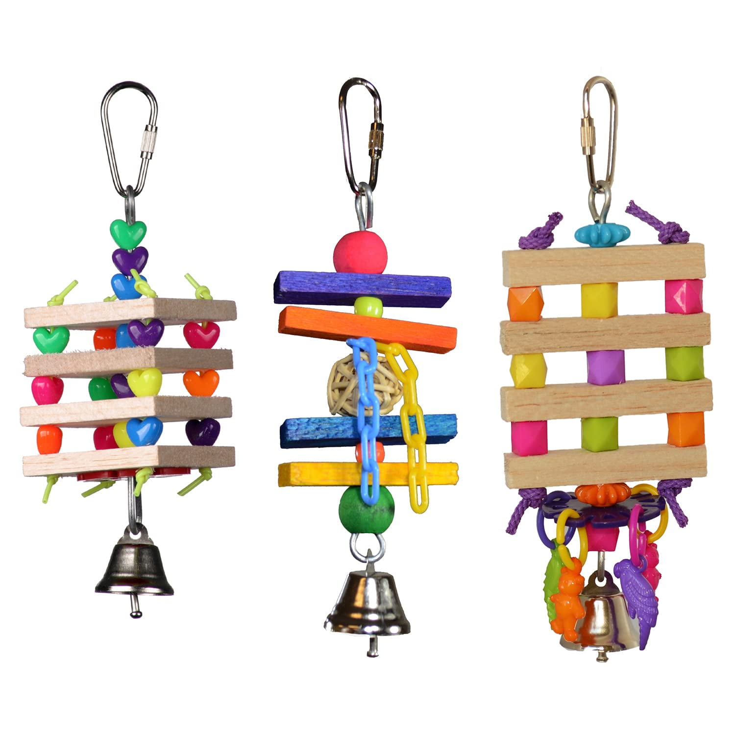 Super Bird Creations SB50012 Balsa Lovers Bird Toy Assortment ...