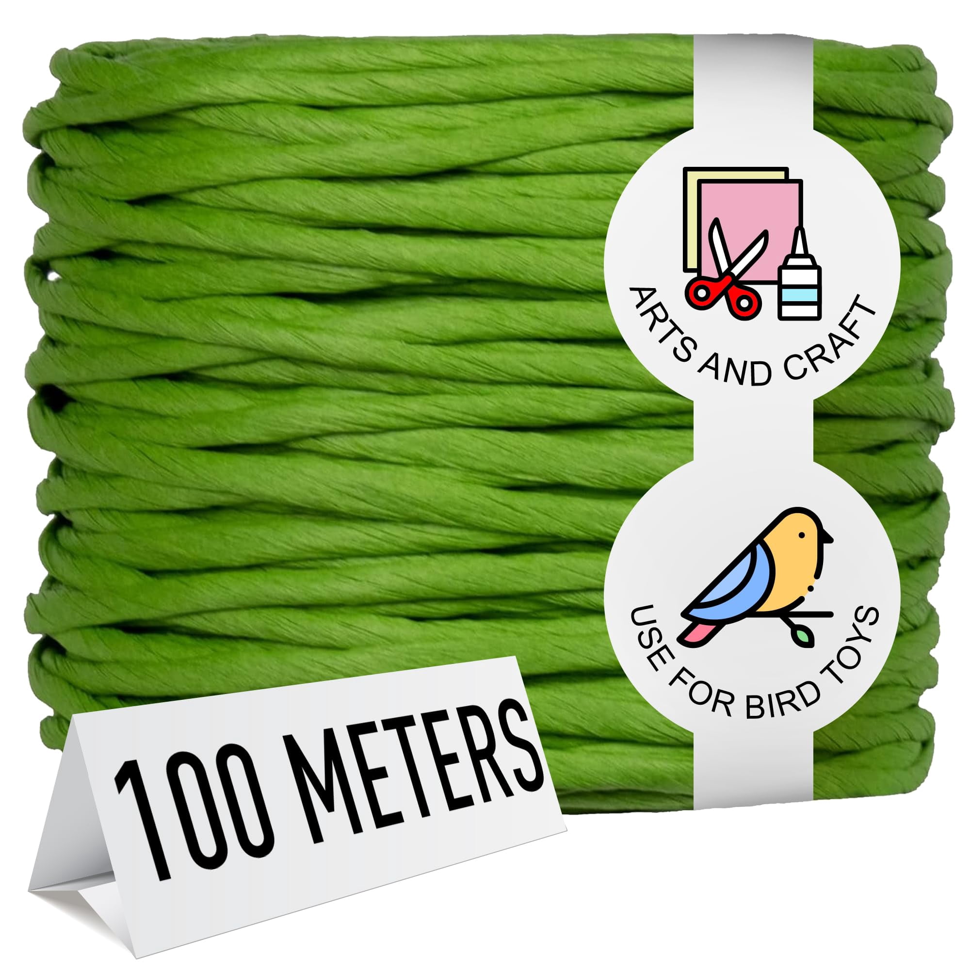 Super Bird Creations SB50022 Colorful Twisted Paper Cord Rope 3/16 ...