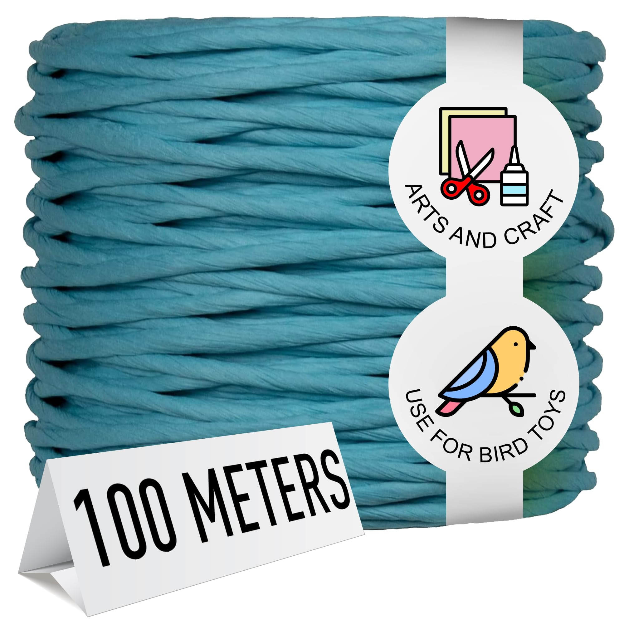 Super Bird Creations SB50023 Colorful Twisted Paper Cord Rope 3/16 ...
