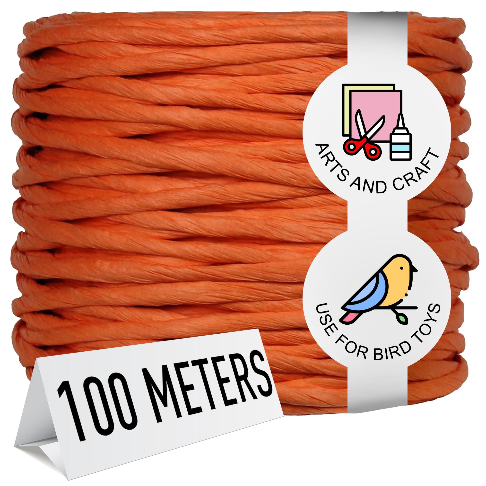 Super Bird Creations SB50024 Colorful Twisted Paper Cord Rope 3/16 ...