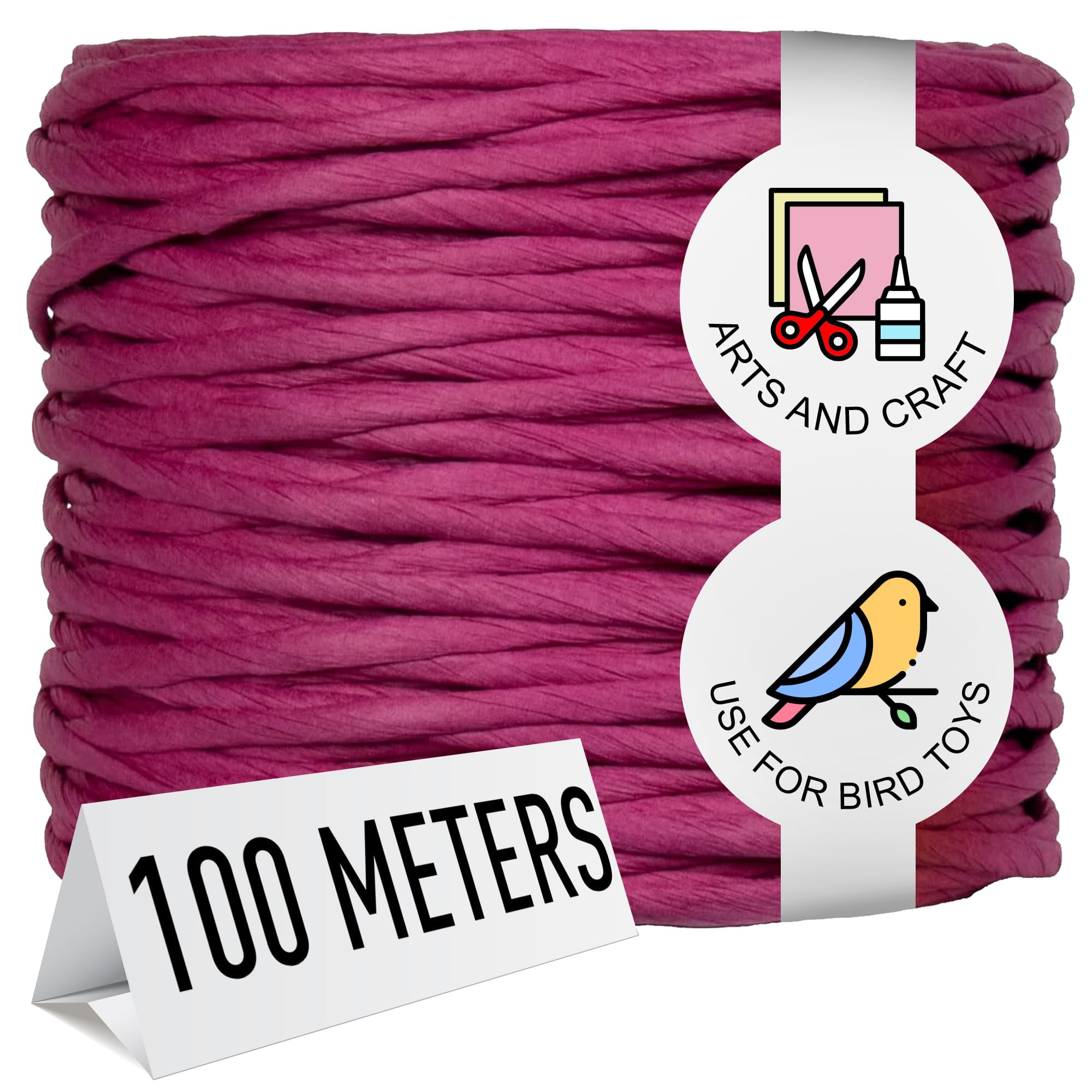 Super Bird Creations SB50025 Colorful Twisted Paper Cord Rope 3/16 ...