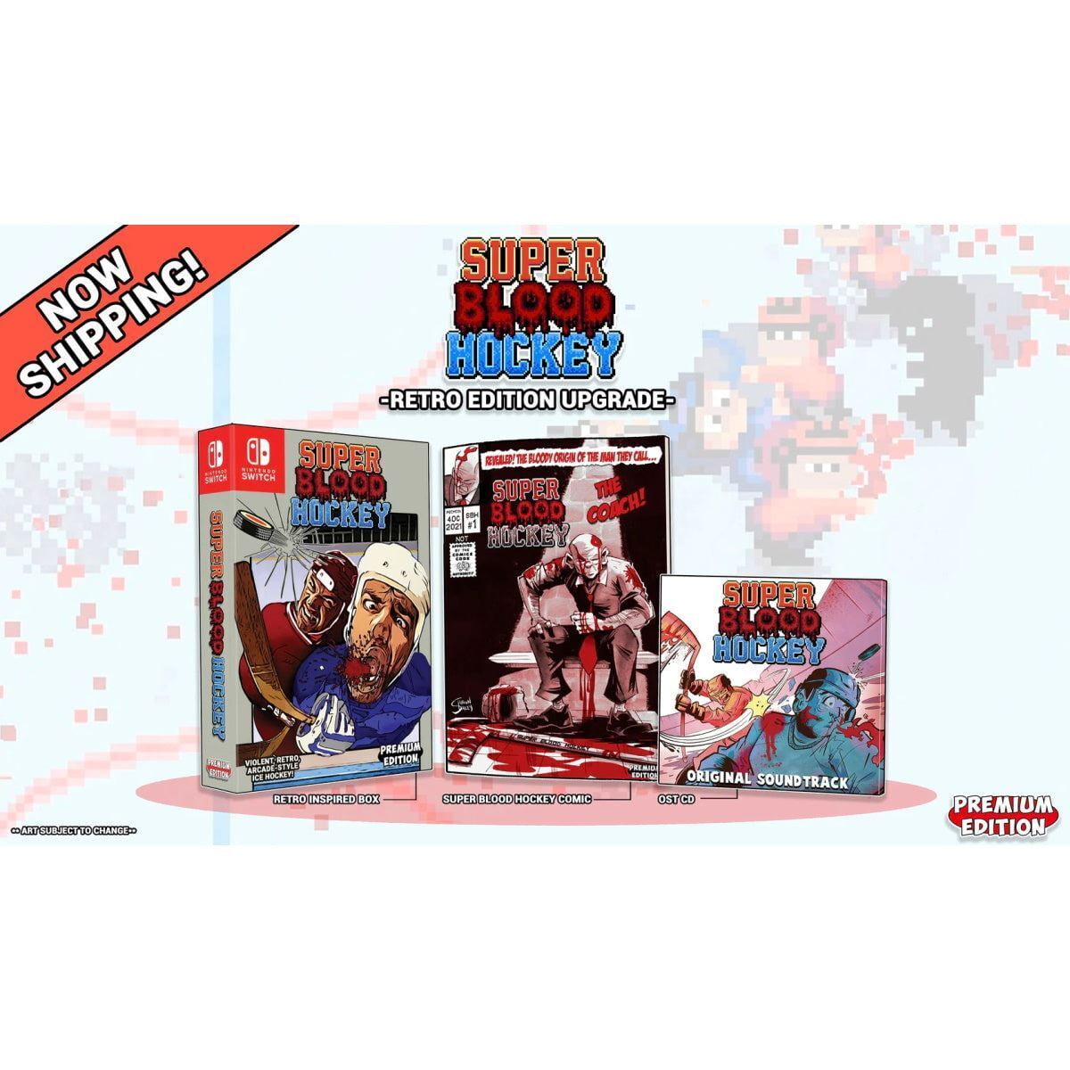 Super Blood Hockey #1 (Retro Edition) (Game + Soundtrack Included ...