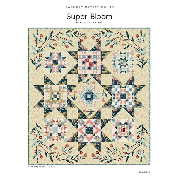 Super Bloom Quilt Pattern by Edyta Sitar - Walmart.com