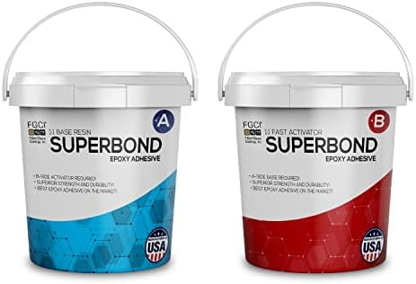 Super Bond 2 Part Epoxy, Fast Cure 2 Quart, Epoxy Glue, Adhesive Putty ...