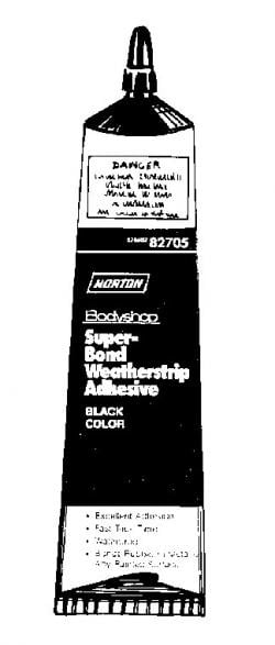 Super Bond Weatherstrip Adhesive 5 oz Tube Black - Walmart.com