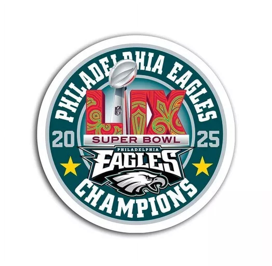 Super Bowl 59 Champions Philadelphia Sticker Football Decals Truck Pc ...
