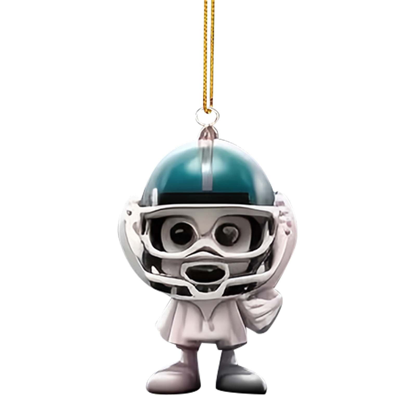 Super Bowl Football Ornaments 2026, Acrylic Hanging Football Ornament ...
