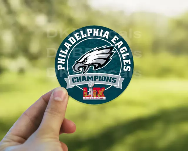 Super Bowl Lix Champions Philadelphia Ea.Gles - Sticker Phone Decal ...