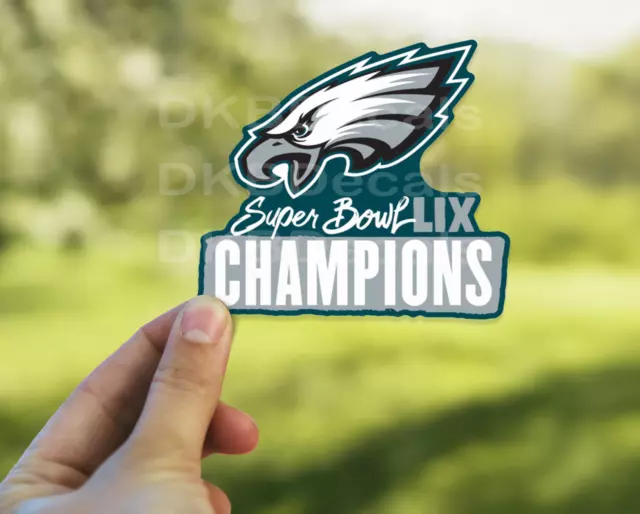 Super Bowl Lix Champions Philadelphia Ea.Gles - Sticker Phone Decal ...