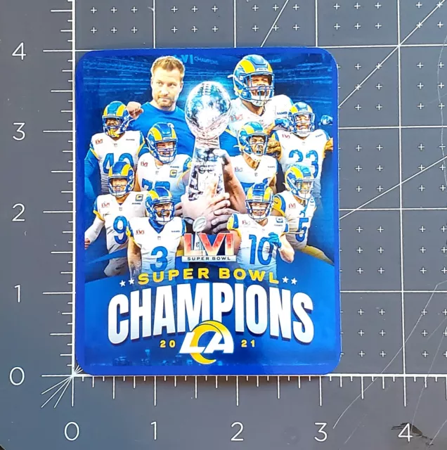 Super Bowl Lvi Champions La Rams Sticker B Phone Decal Water Bottle ...