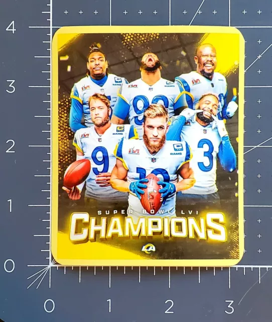 Super Bowl Lvi Champions La Rams Sticker C Phone Decal Water Bottle ...