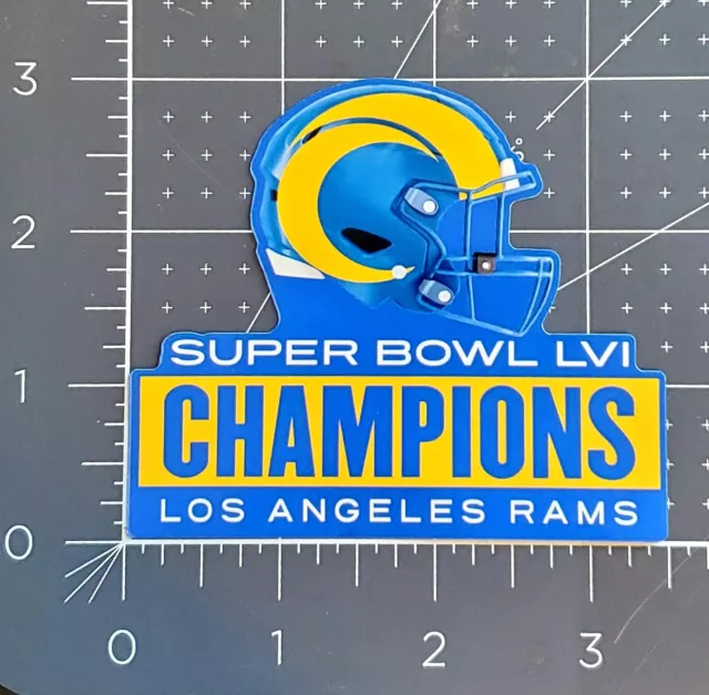 Super Bowl Lvi Champions La Rams Sticker Phone Decal Water Bottle ...