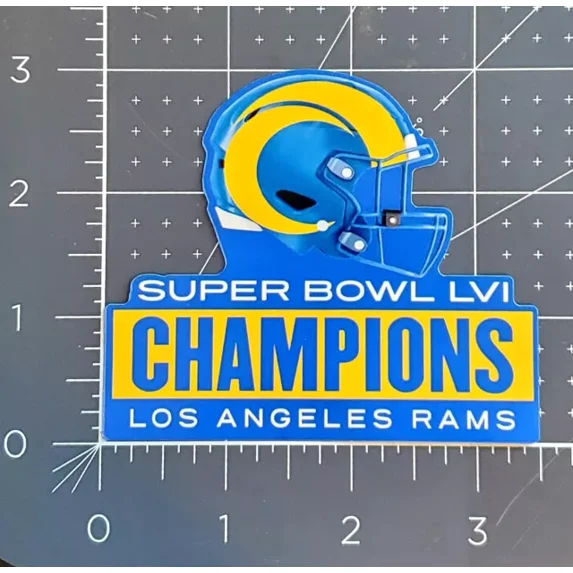 Super Bowl Lvi Champions La Rams Sticker Phone Decal Water Bottle ...