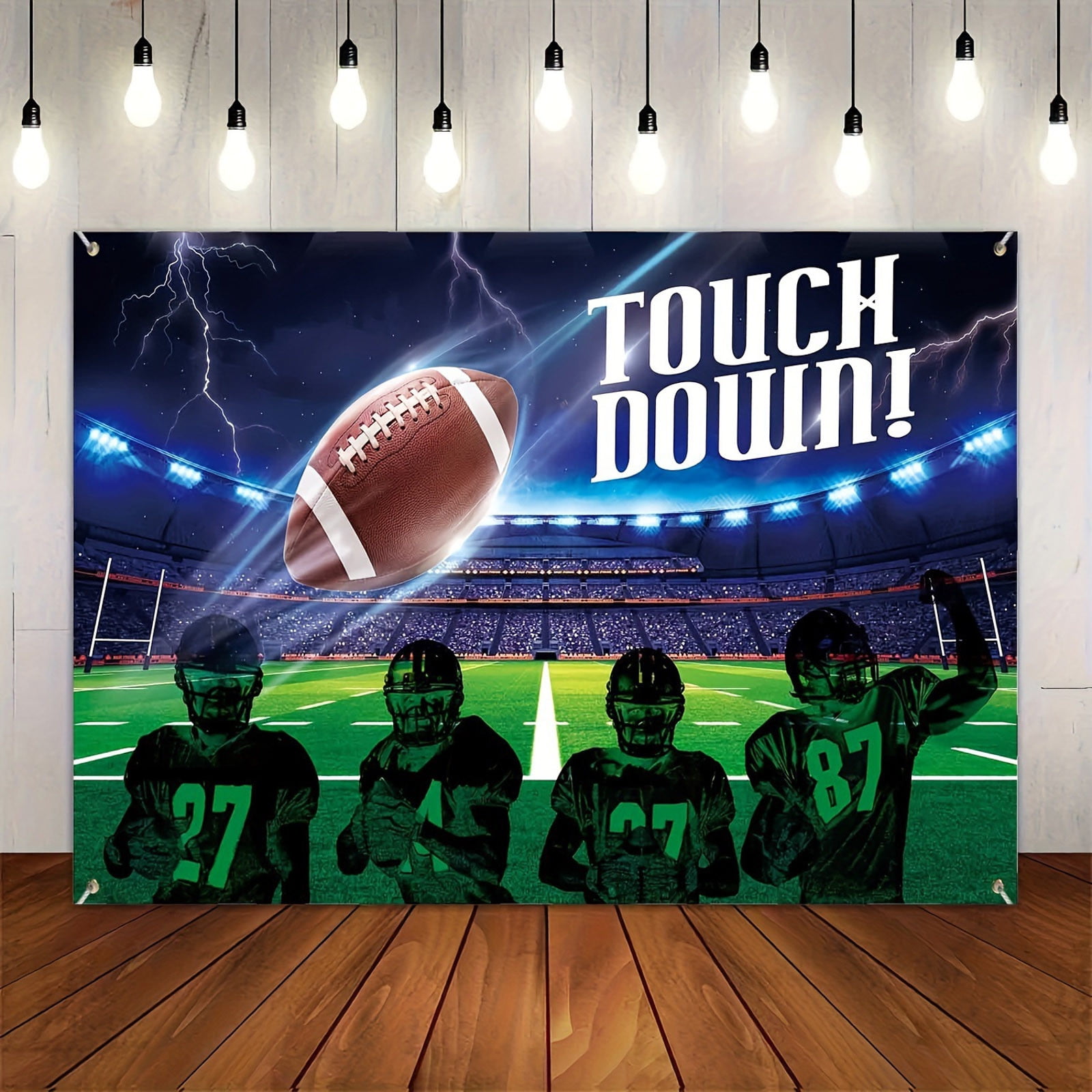 Super Bowl Party Supplies, Football Party Decoration Large Fabric Scene ...