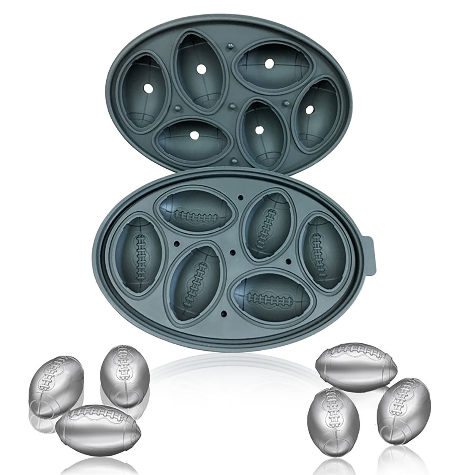 Super Bowl Party Supplies, Premium Football Shape Silicone Candy Molds ...