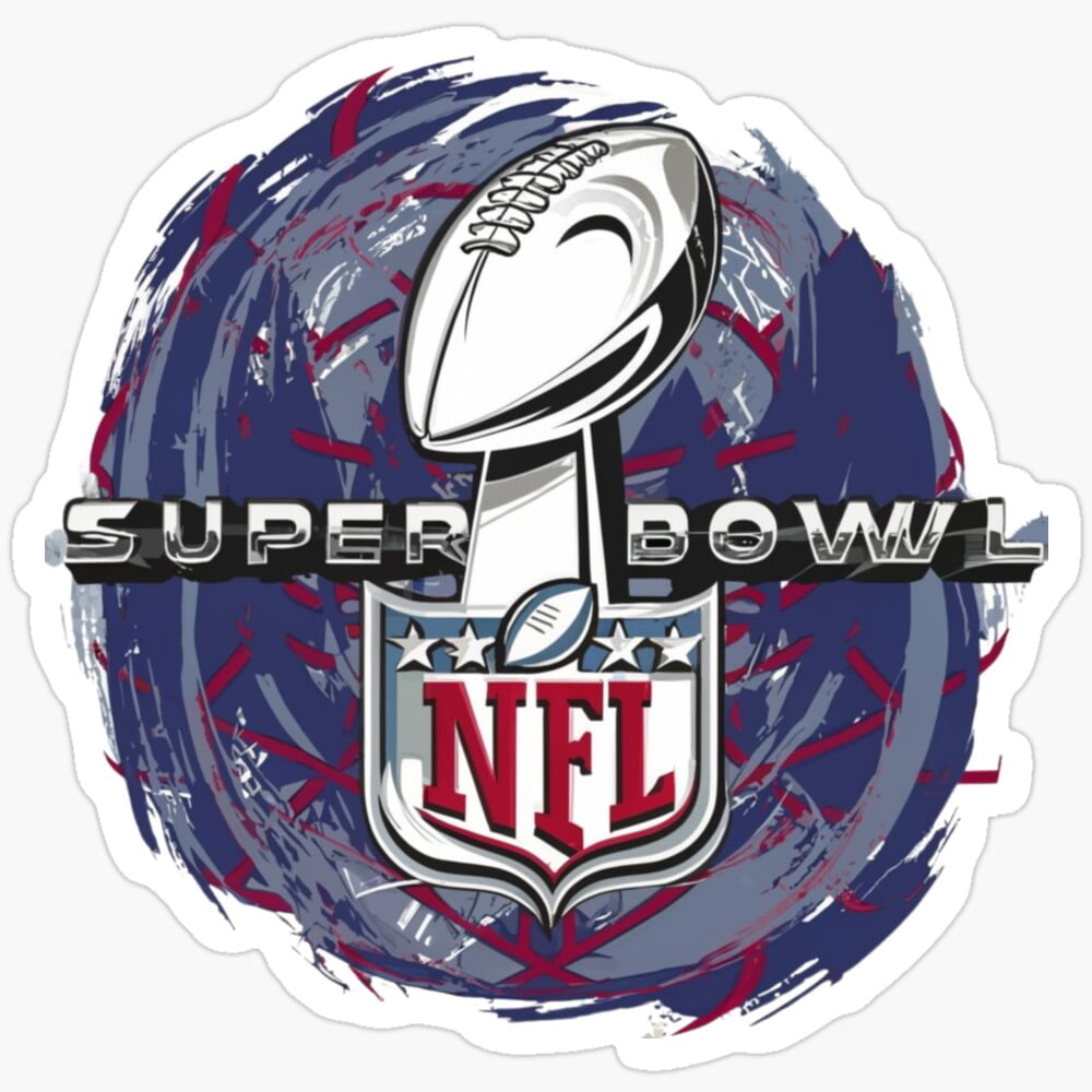 Super Bowl Showdown Sticker Baseball Sticker, Football Sticker ...