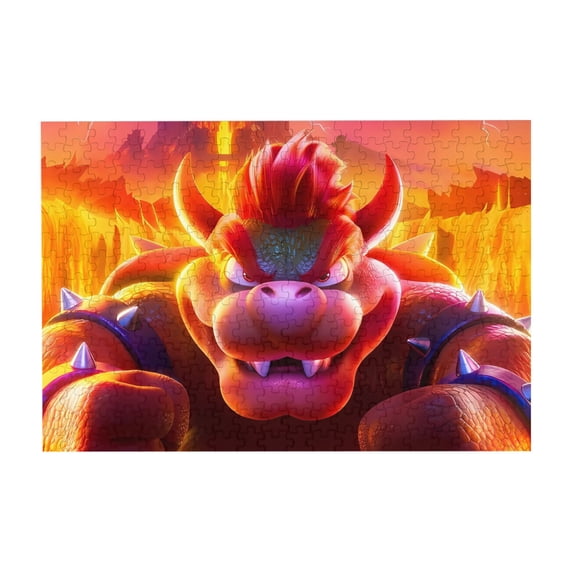 Super Bowser 300 Piece Puzzles, Wooden Jigsaw Puzzle, Fun And ...
