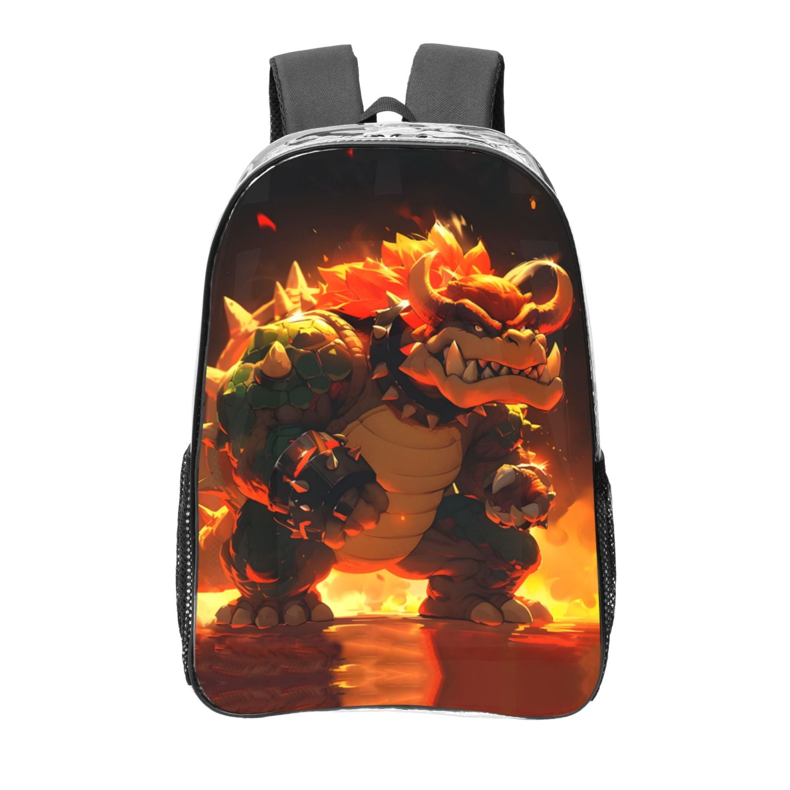 Super Bowser Clear Backpack Unisex- Large Pvc Transparent Backpacks 16 ...