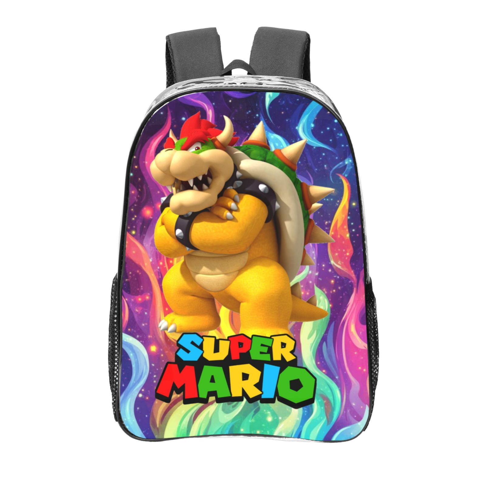 Super Bowser Clear Backpack Unisex- Large Pvc Transparent Backpacks 16 ...