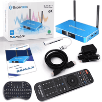 Superbox S6 Max 2025 Fully Loaded, Super Box S6max with Voice Remote ...